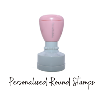 Personalised Round Stamps — Harp & Co Stickers