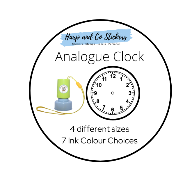 Analogue Clock — Harp & Co Stickers