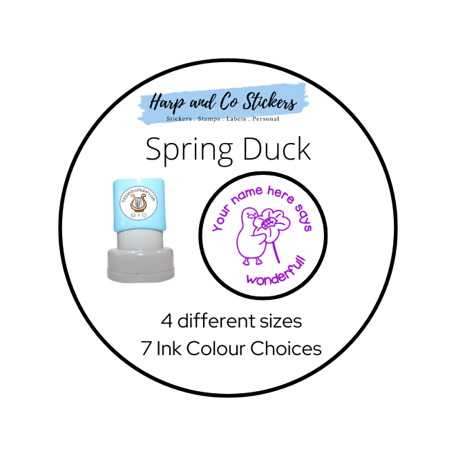 Spring Duck — Harp & Co Stickers