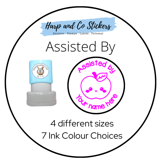 Assisted By — Harp & Co Stickers