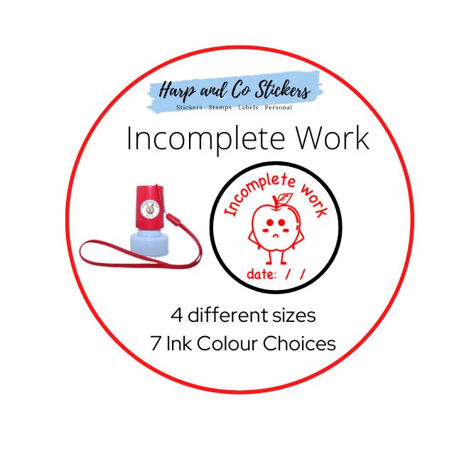 Incomplete Work — Harp & Co Stickers