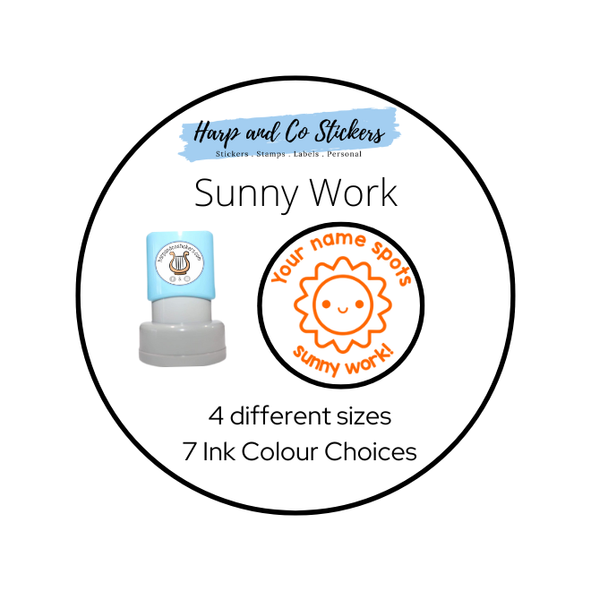 Sunny Work — Harp & Co Stickers