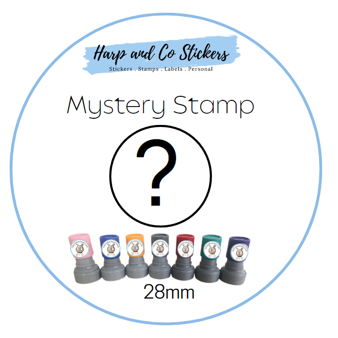 28mm Mystery Stamp — Harp & Co Stickers