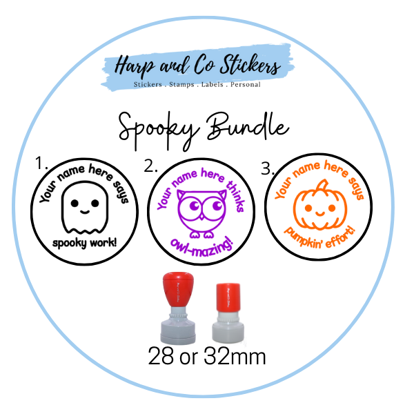 Spooky Stamp Bundle — Harp & Co Stickers