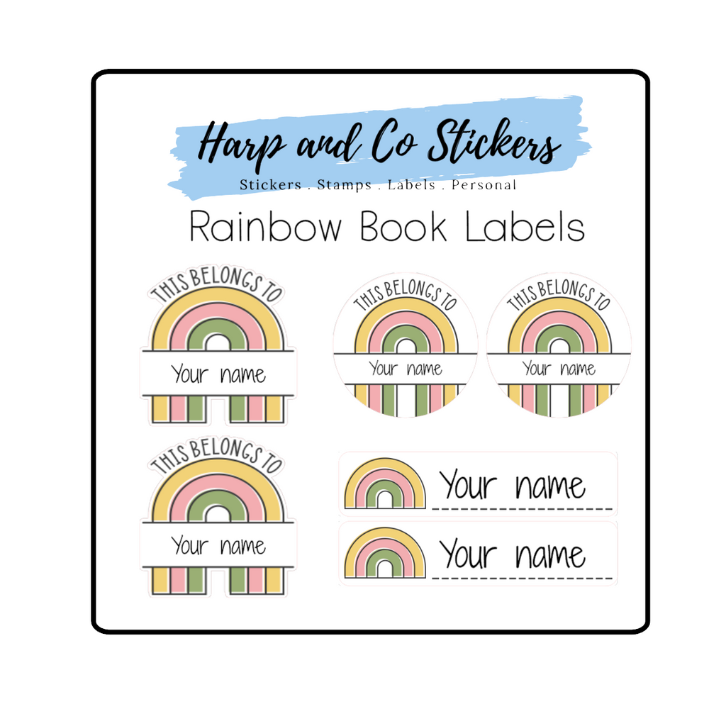 Book Labels — Harp & Co Stickers